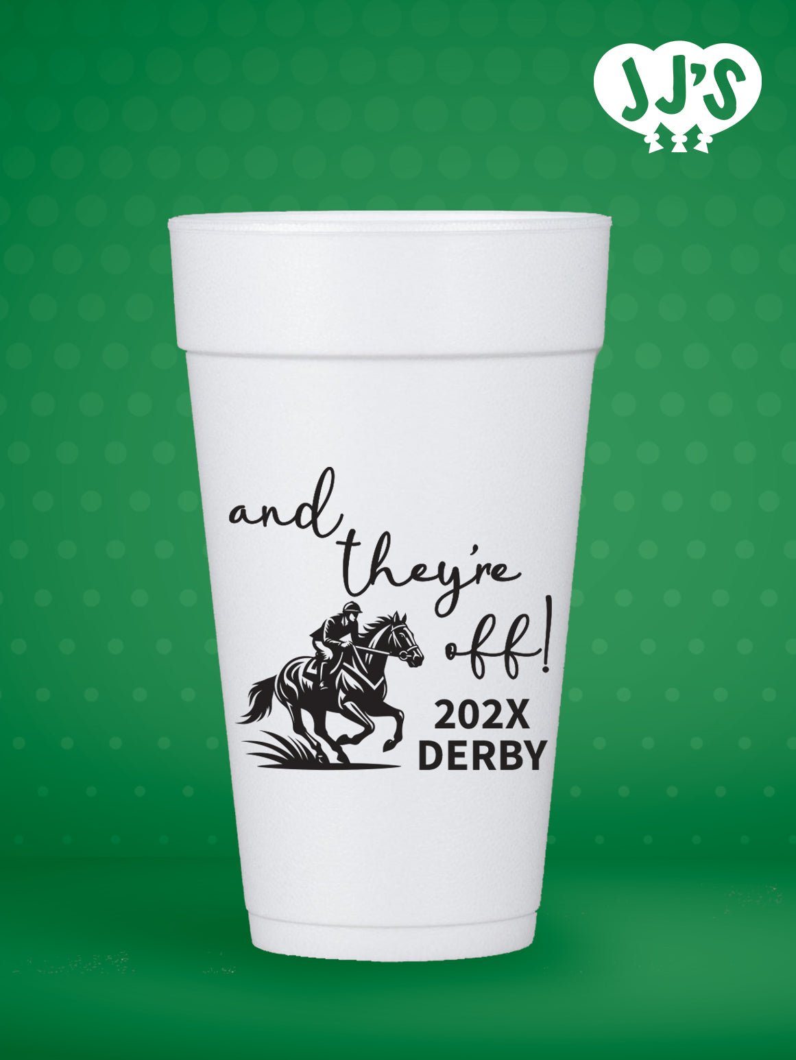 Kentucky Derby Party Cups: And They're Off! Derby Custom Styrofoam Cup ...