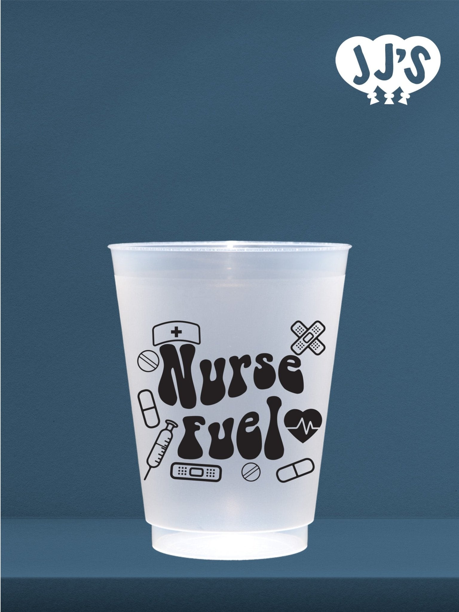 Nurses Week Gifts: Nurse Fuel Custom Frosted Cups – JJ's Party House