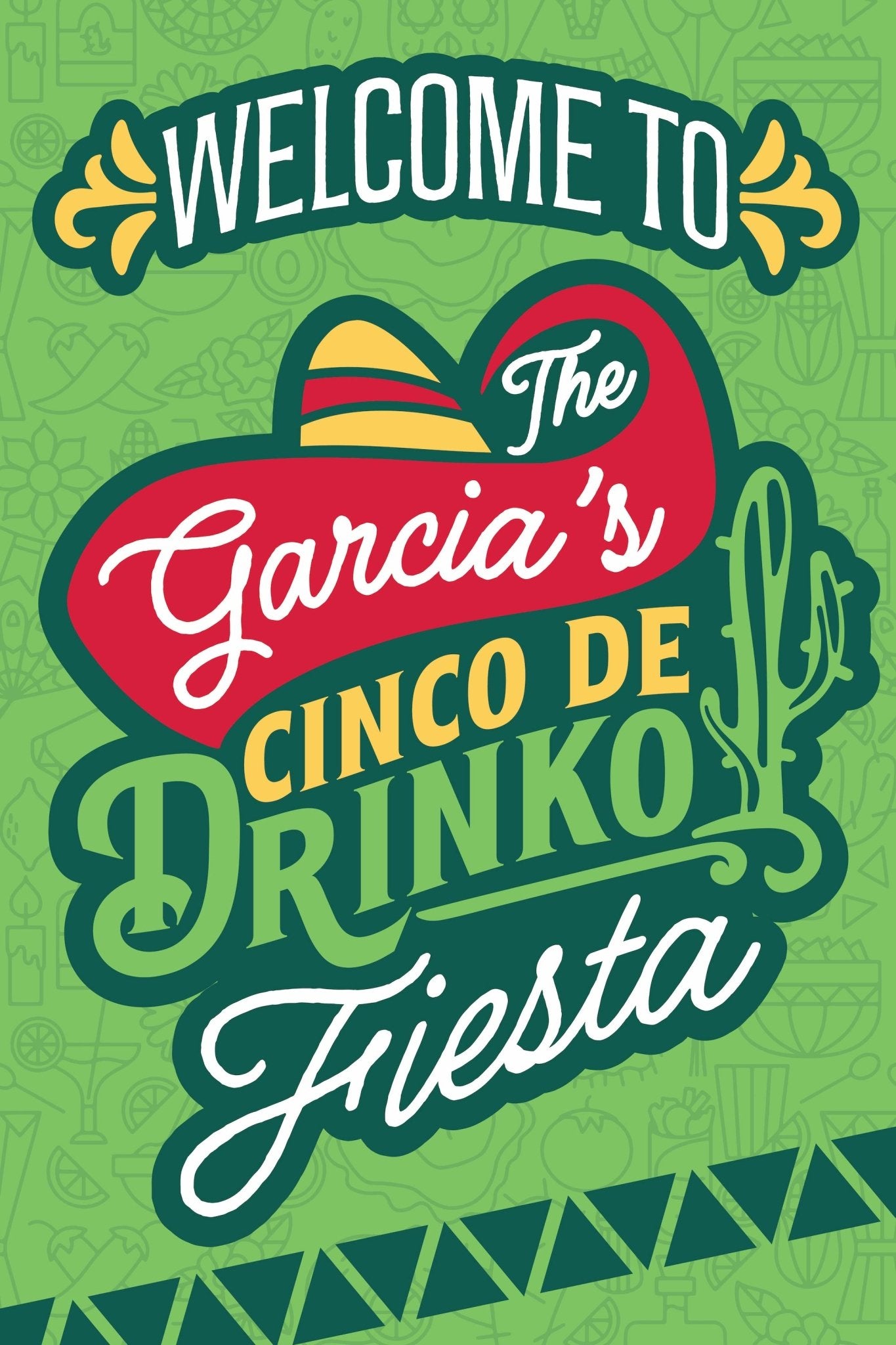 Welcome To Cinco de Mayo Fiesta Welcome Sign – JJ's Party House