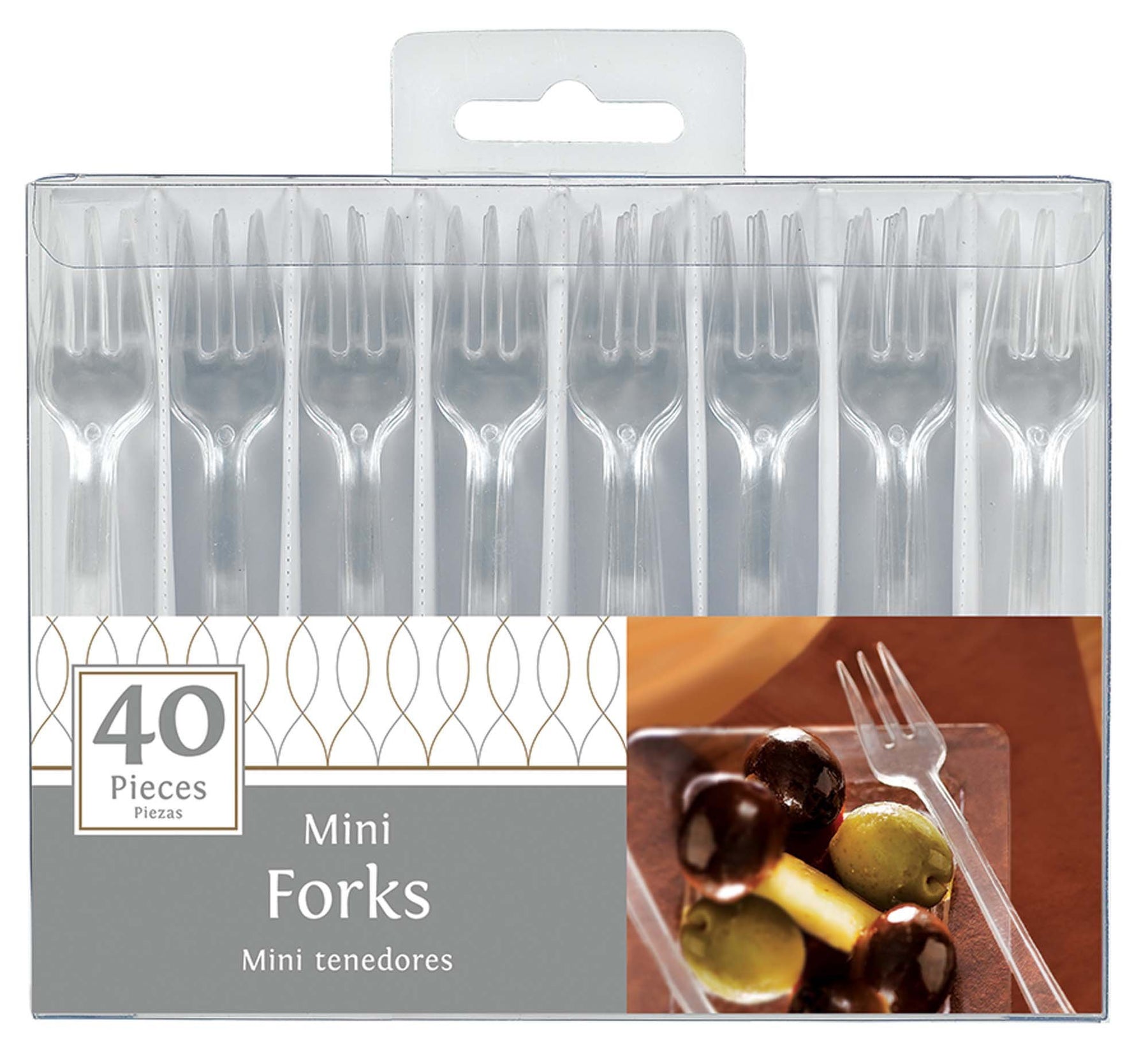 Mini Plastic Clear Forks 40ct – JJ's Party House