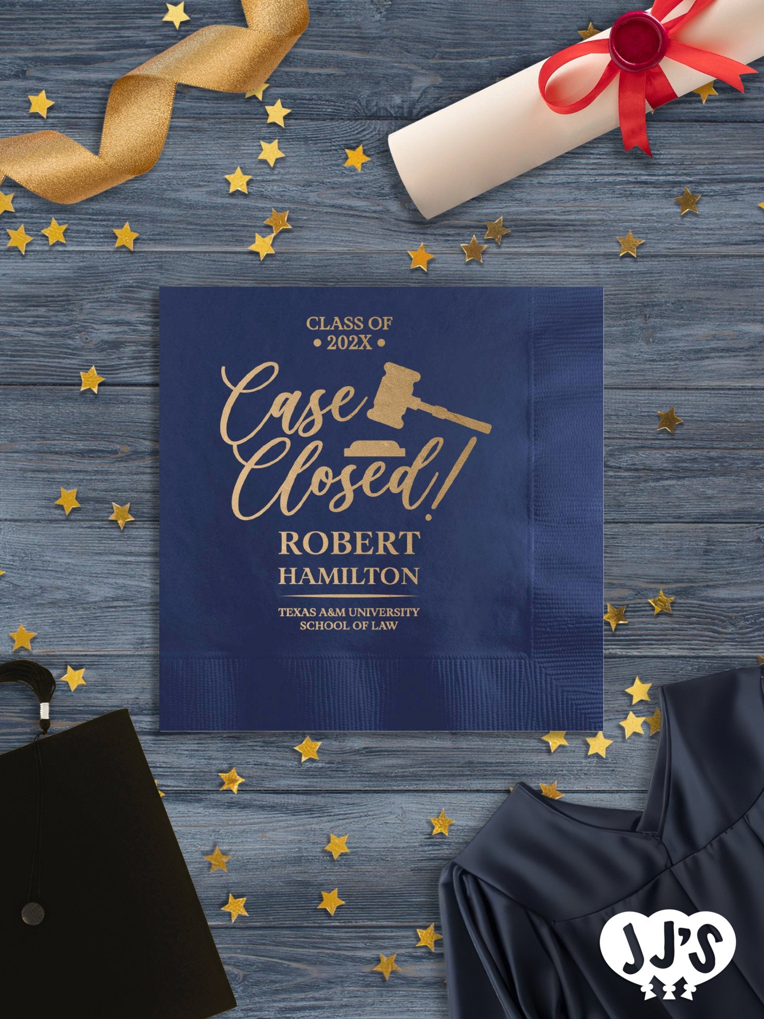 Case Closed Law School Graduation Napkins – JJ's Party House