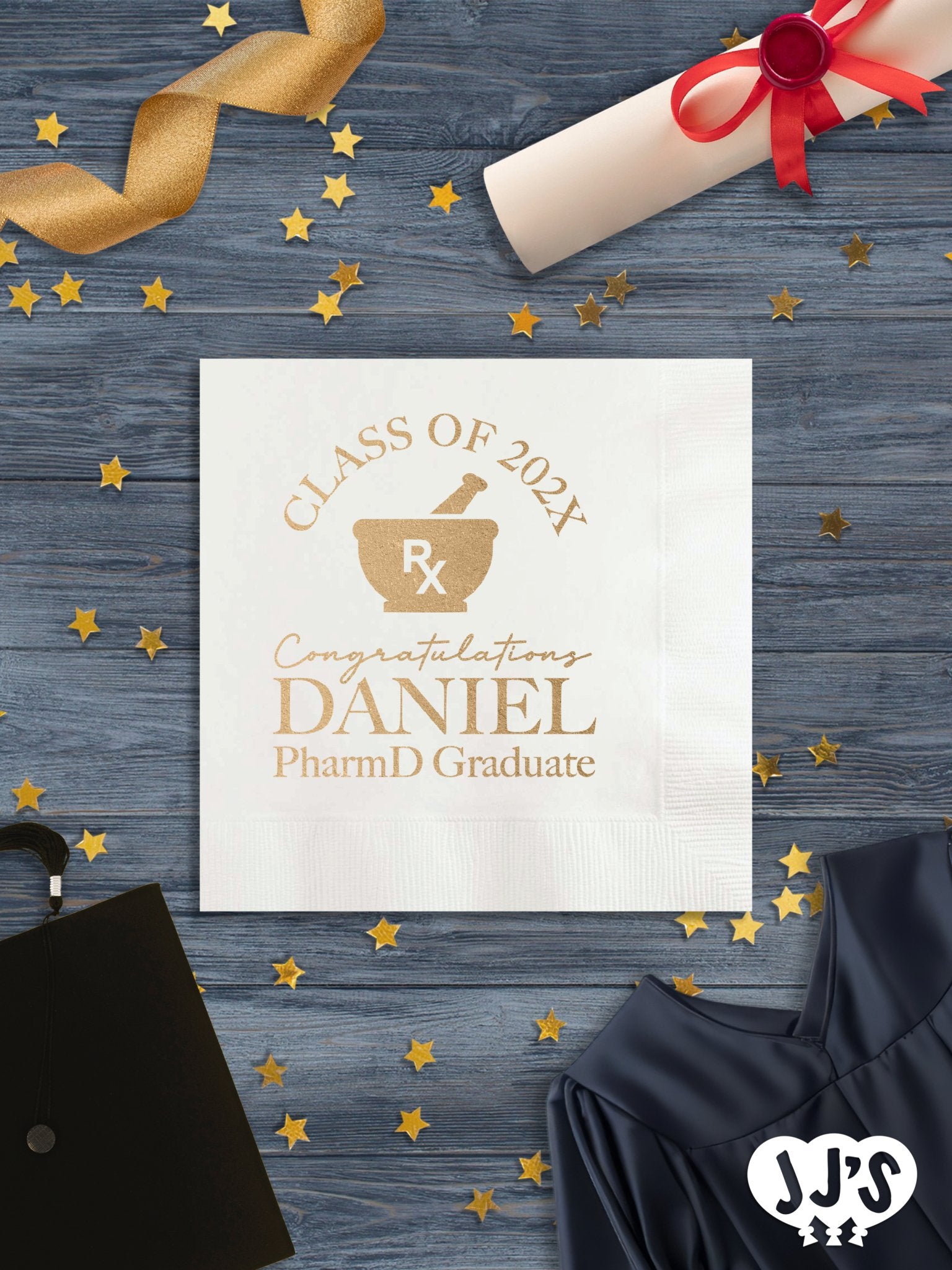 Pharmacy School Congratulations Personalized Graduation Napkins – JJ's ...