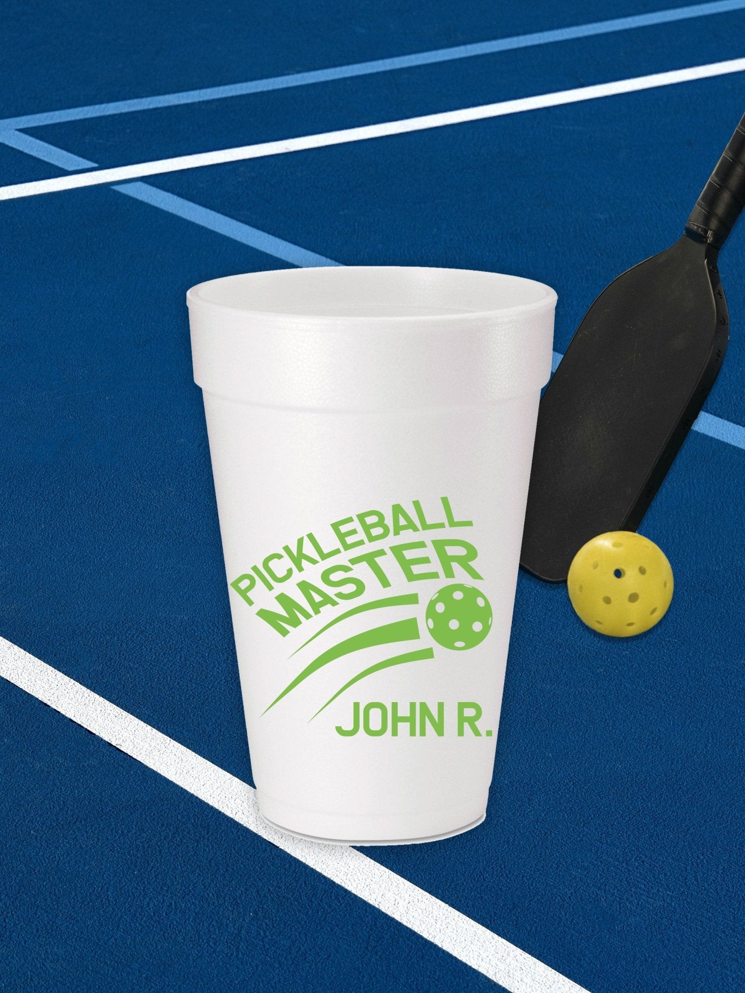 Pickleball Master Custom Foam Cups – JJ's Party House: Birthday ...