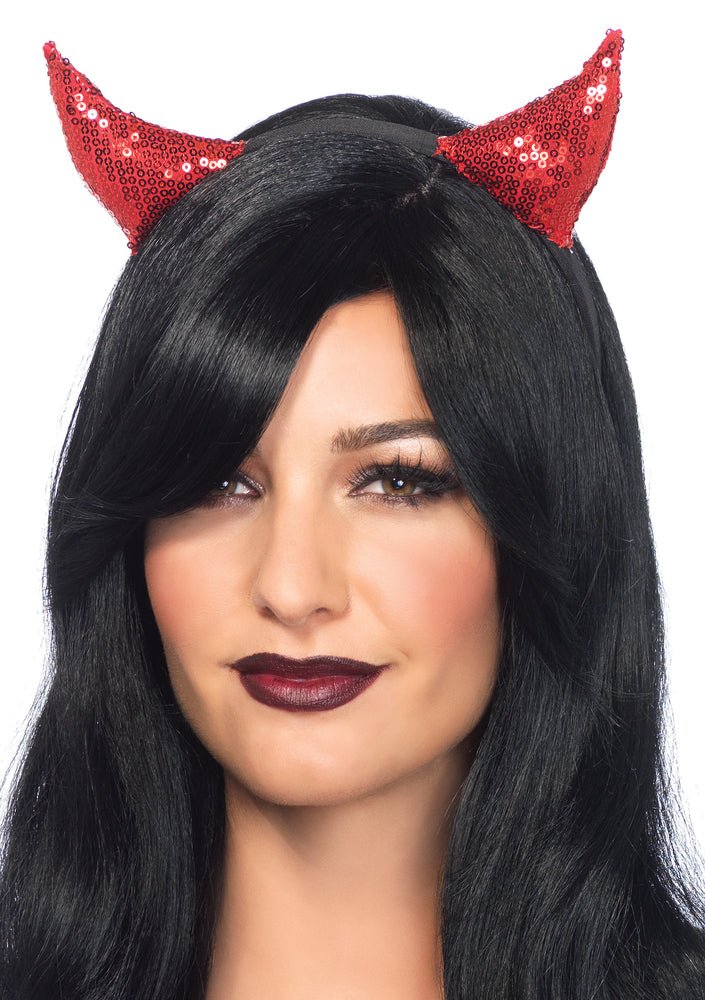 Red Sequin Devil Horns – JJ's Party House