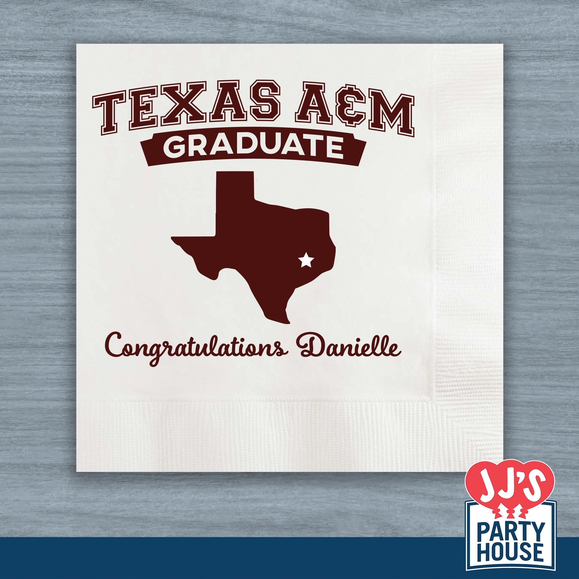Texas A&M Graduation Napkins – JJ's Party House